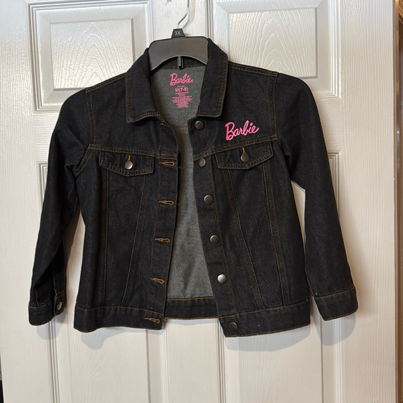 Barbie | Jackets & Coats | Girls Barbie Denim Jacket | Poshmark